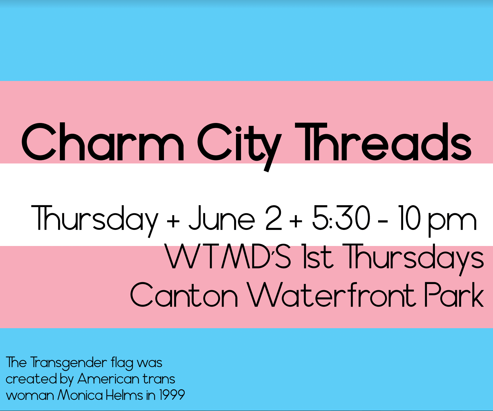 WTMD First Thursdays! - June 2, 2022 – Charm City Threads