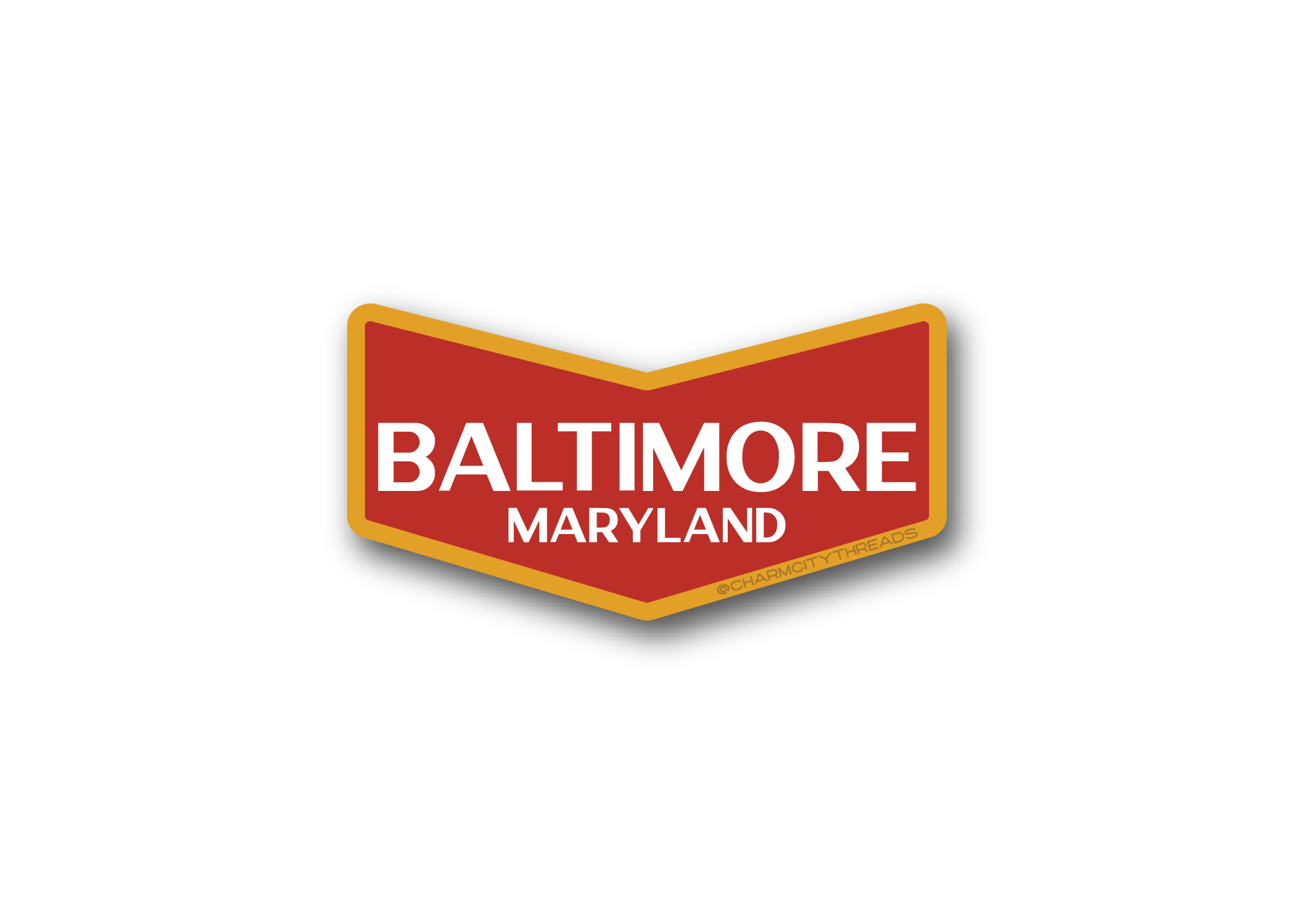 National Beer of Baltimore Sticker – Charm City Threads