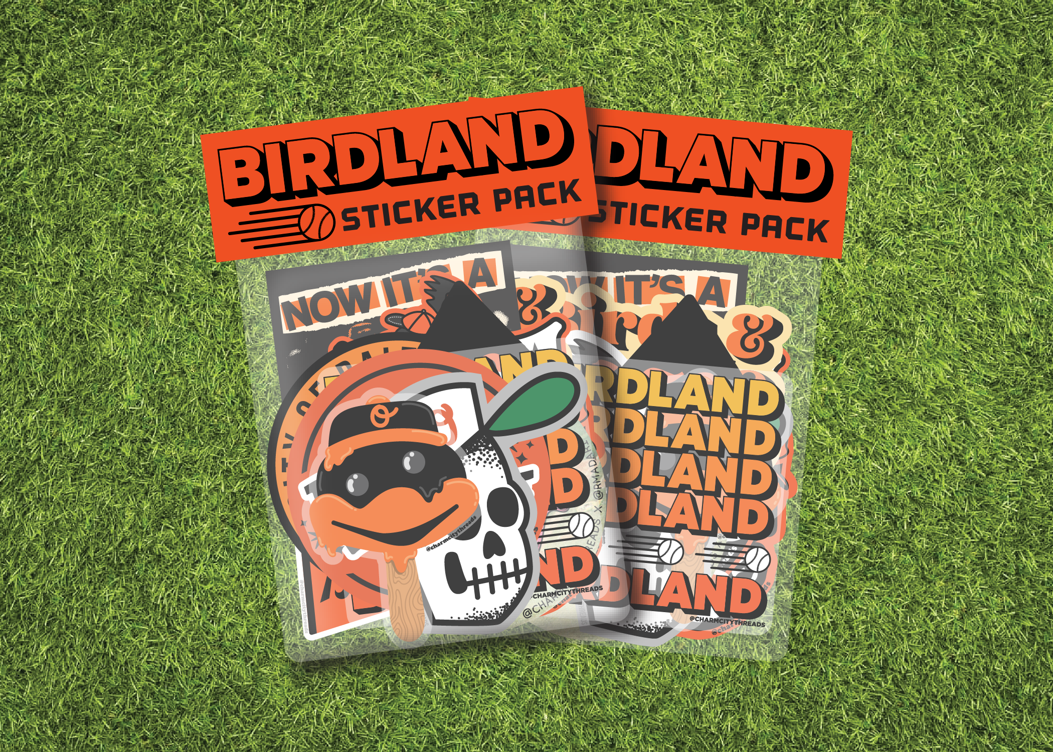 Birdland Stickerpack – Charm City Threads